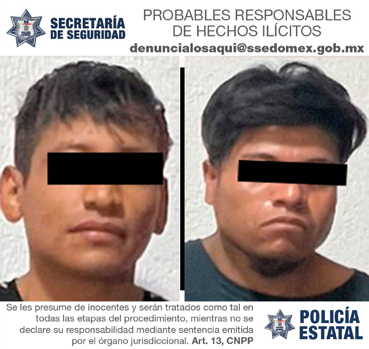 Ss Captura En Chicoloapan A Dos Sujetos Involucrados En Robo De Una